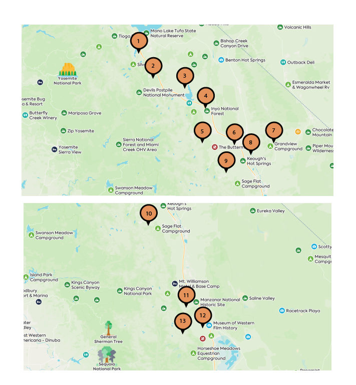 Where to Go on an Eastern Sierras Road Trip - Somewhere Sierra